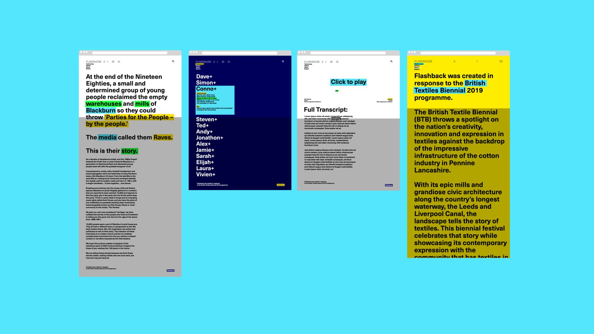 Flashback is a new archive that captures the crazy memories of the rave ...