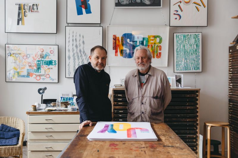 Anthony Burrill + Alan Kitching = colourful letterpress joy | Creative Boom