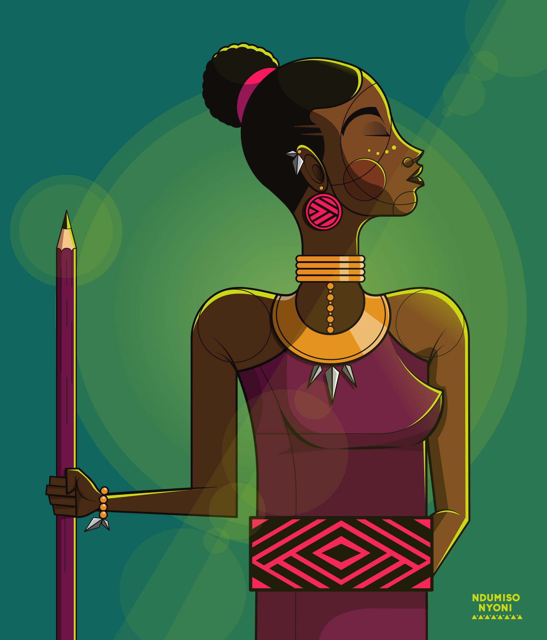 Ndumiso Nyoni uses his illustrations to share authentic African ...