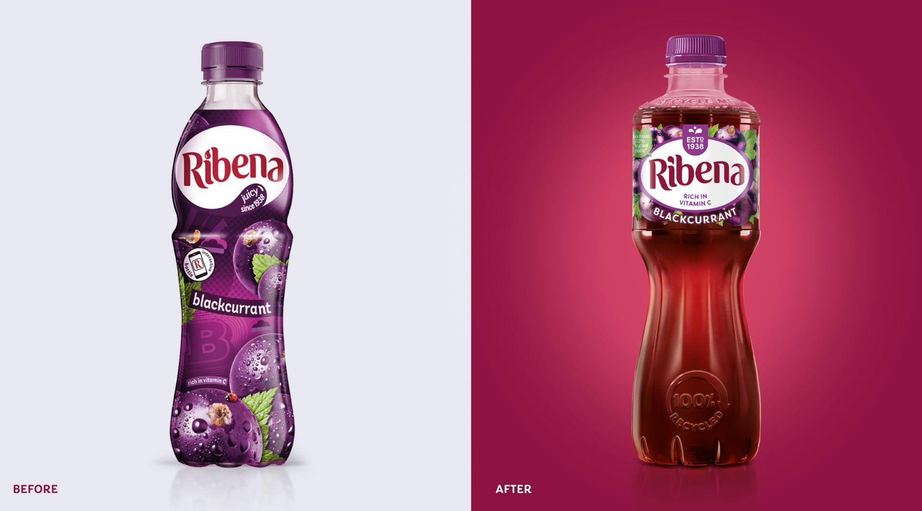 Seymourpowell creates new designs for iconic squash brand Ribena ...