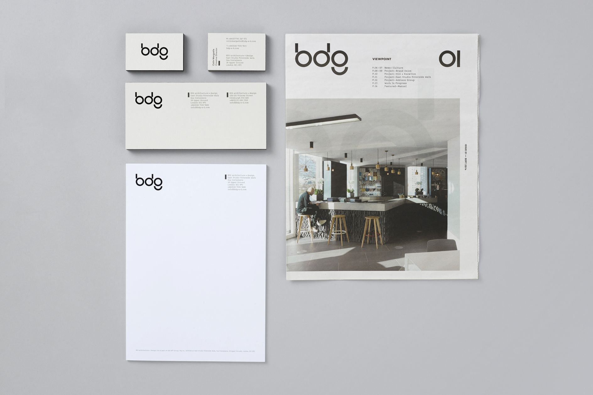 Cool, minimalist and iconic brand identity for BDG by San Francisco's ...