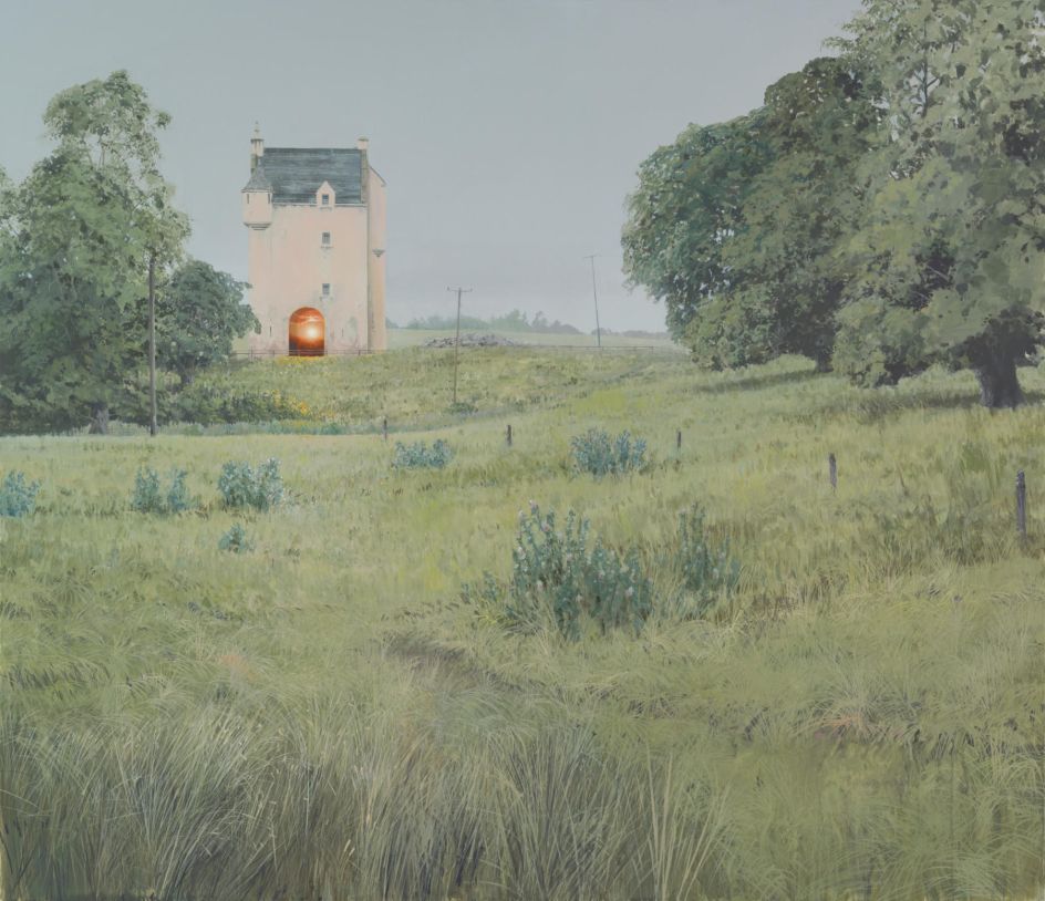 Andrew McIntosh's paintings of Highland castles with portals to ...