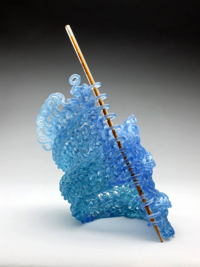 Artist takes on the impossible craft of knitting with glass | Creative Boom