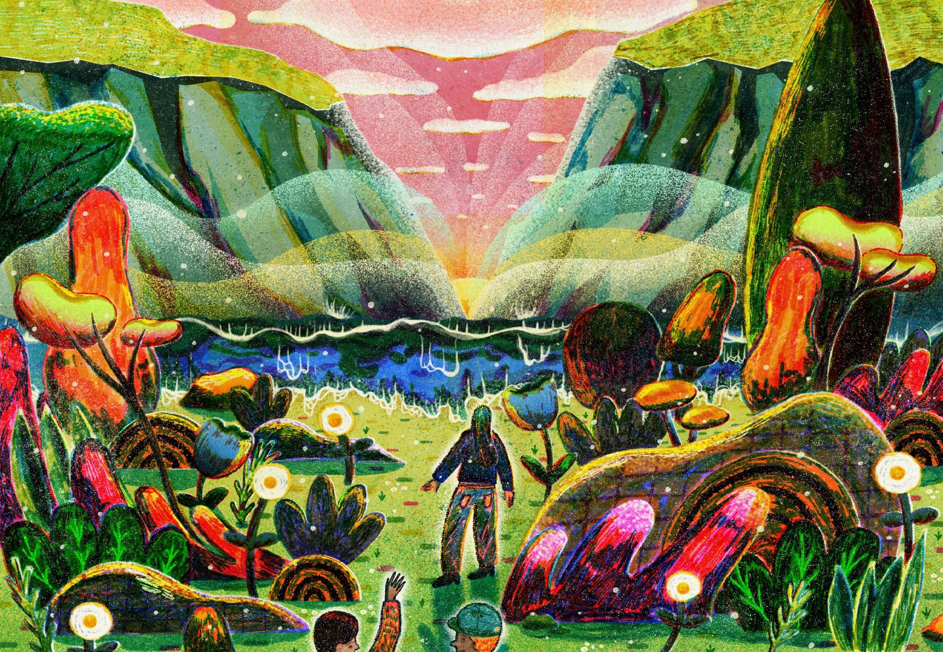 Oliver Li's warm and tactile illustrations convey his love of nature ...
