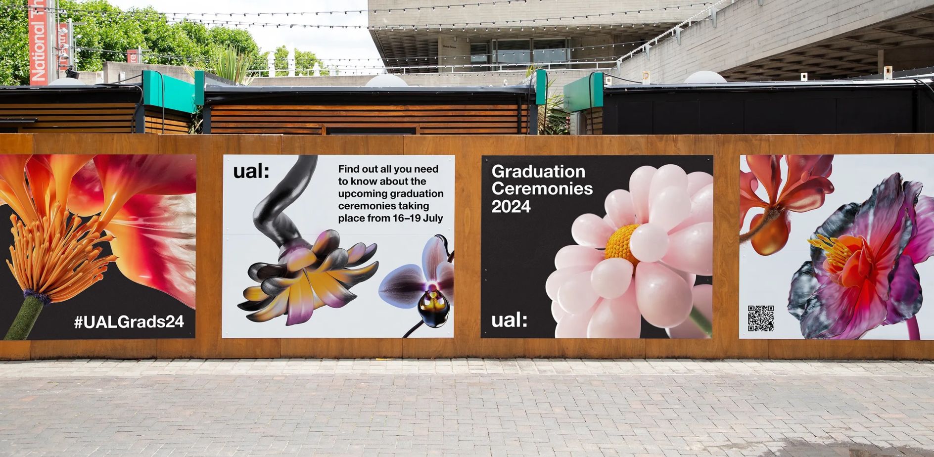 Kind Studio crafts a floral identity for UAL's 2024 graduation ...