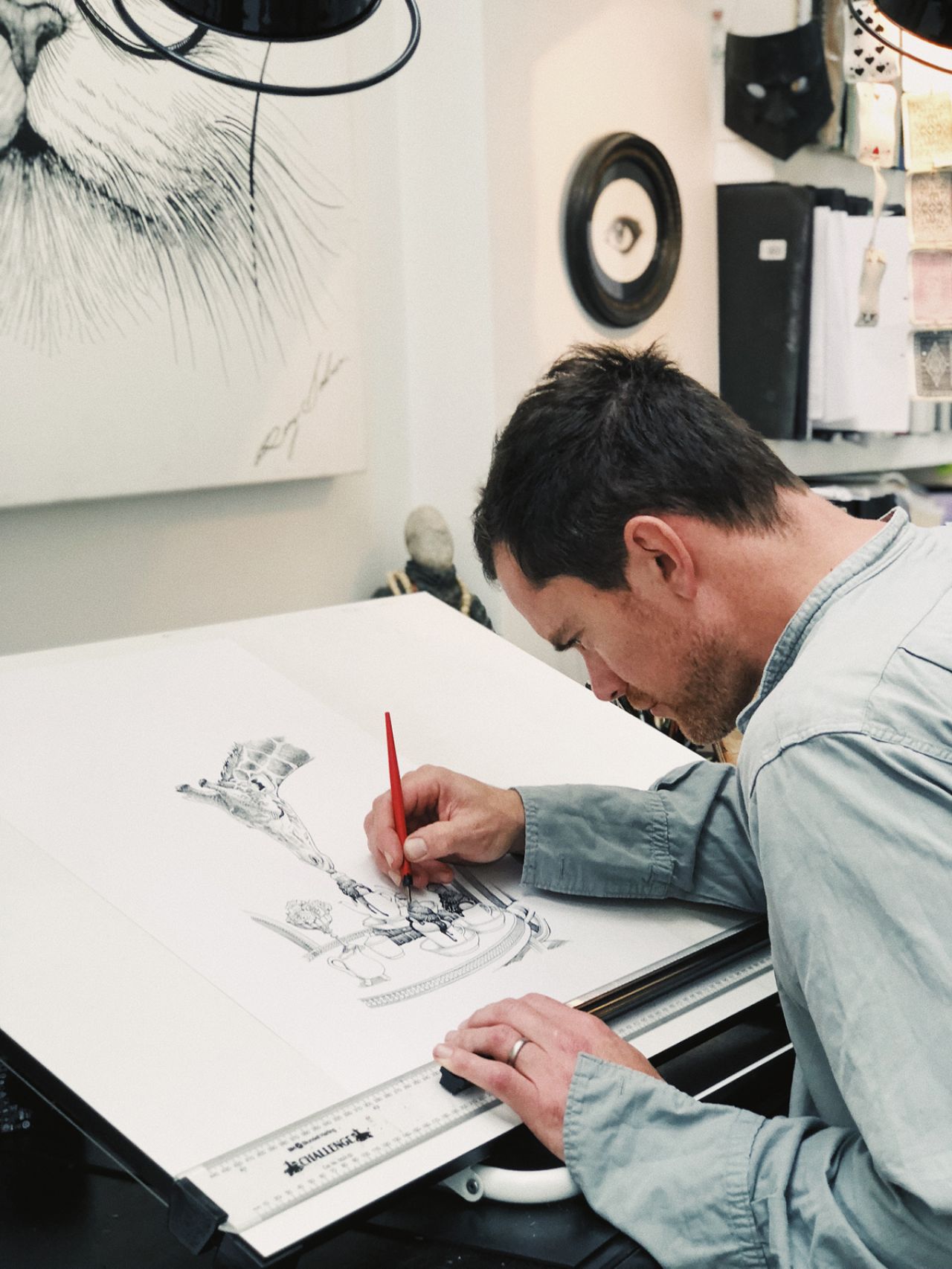 Take a look inside artist Rory Dobner's London studio full of treasures ...