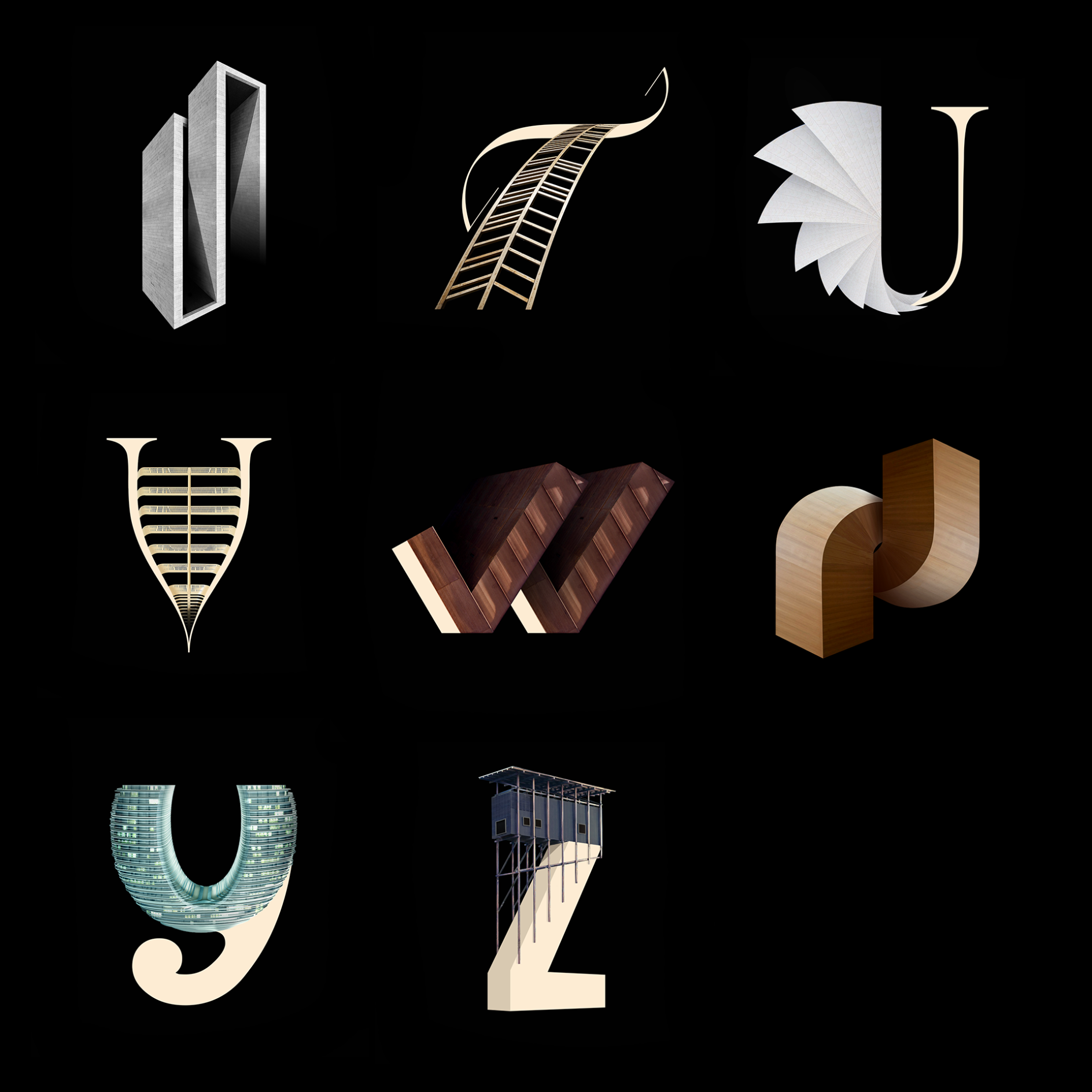 Architype fuses typography and architecture to forge expressive new ...