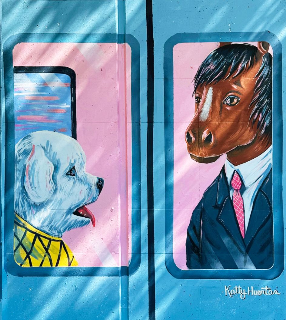 Katty Huertas' first ever mural speaks to the power of community and asking for help | Creative Boom