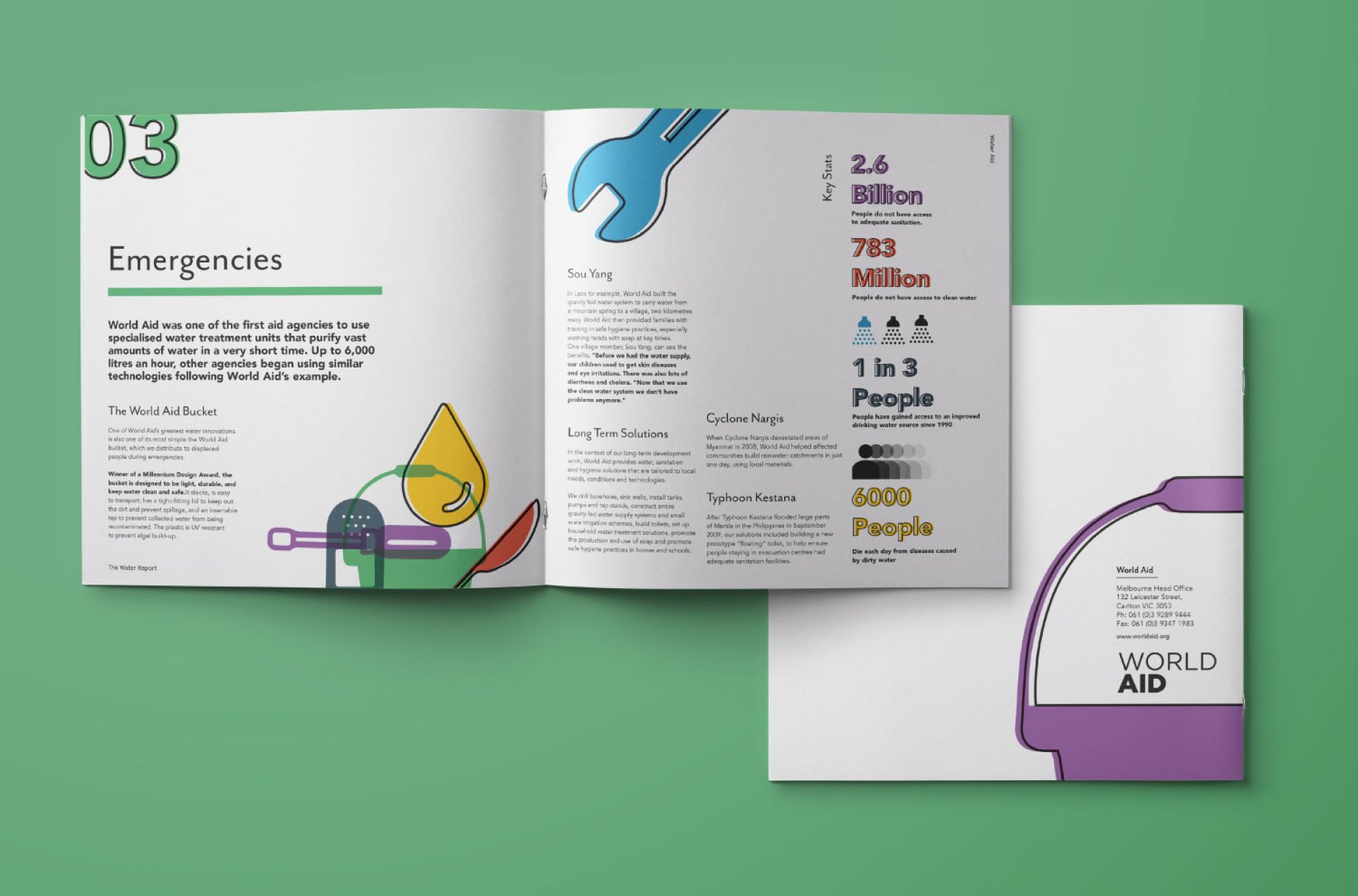 18 'non-boring' corporate reports designed by graphic design students ...
