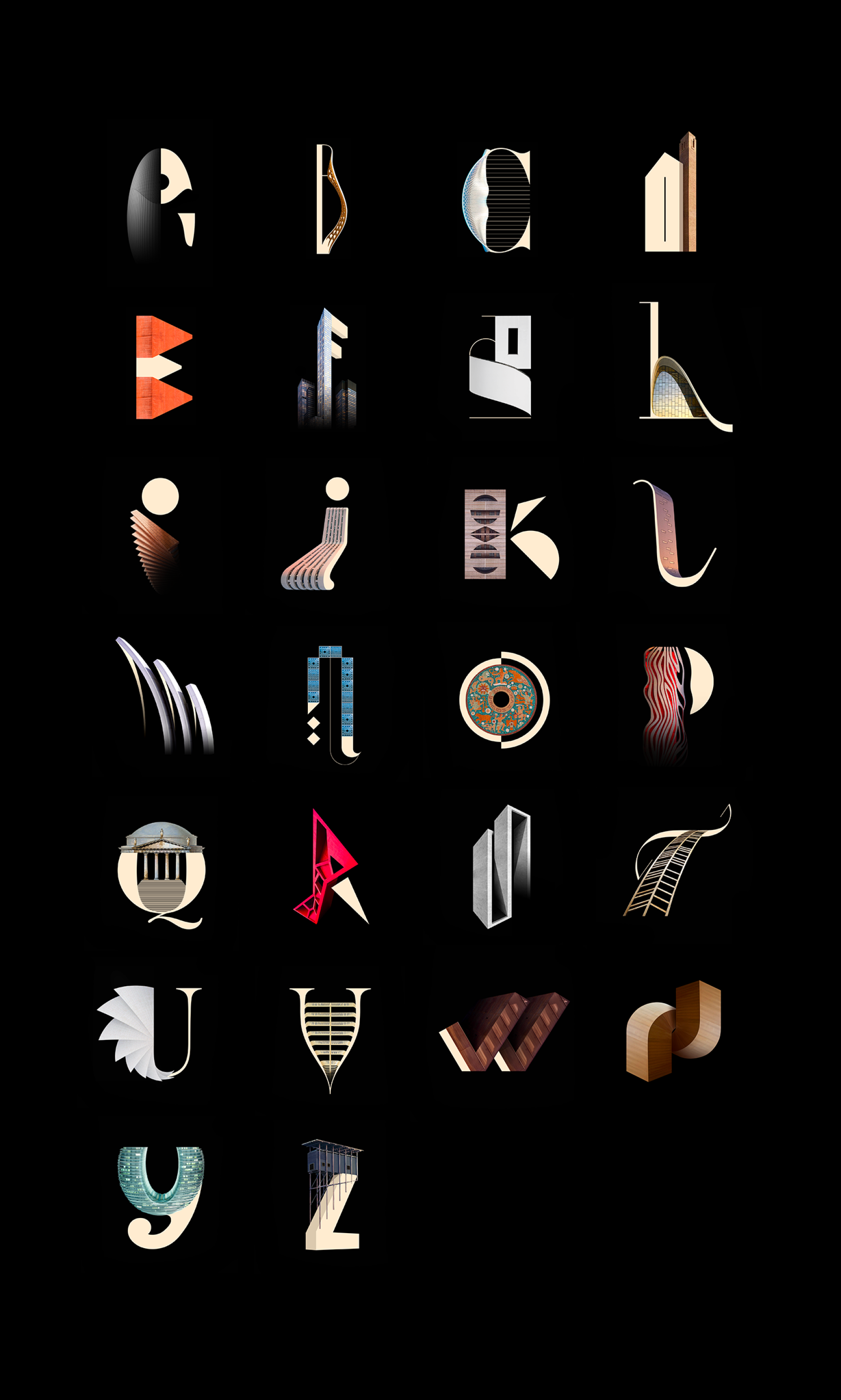 Architype fuses typography and architecture to forge expressive new ...