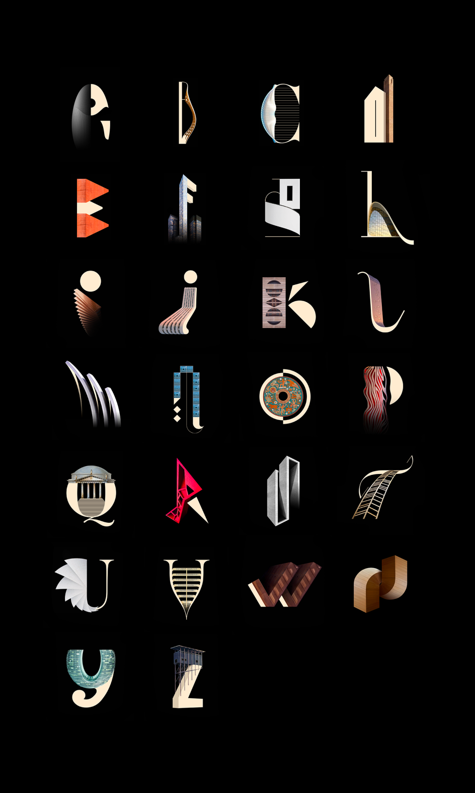 Architype fuses typography and architecture to forge expressive new ...