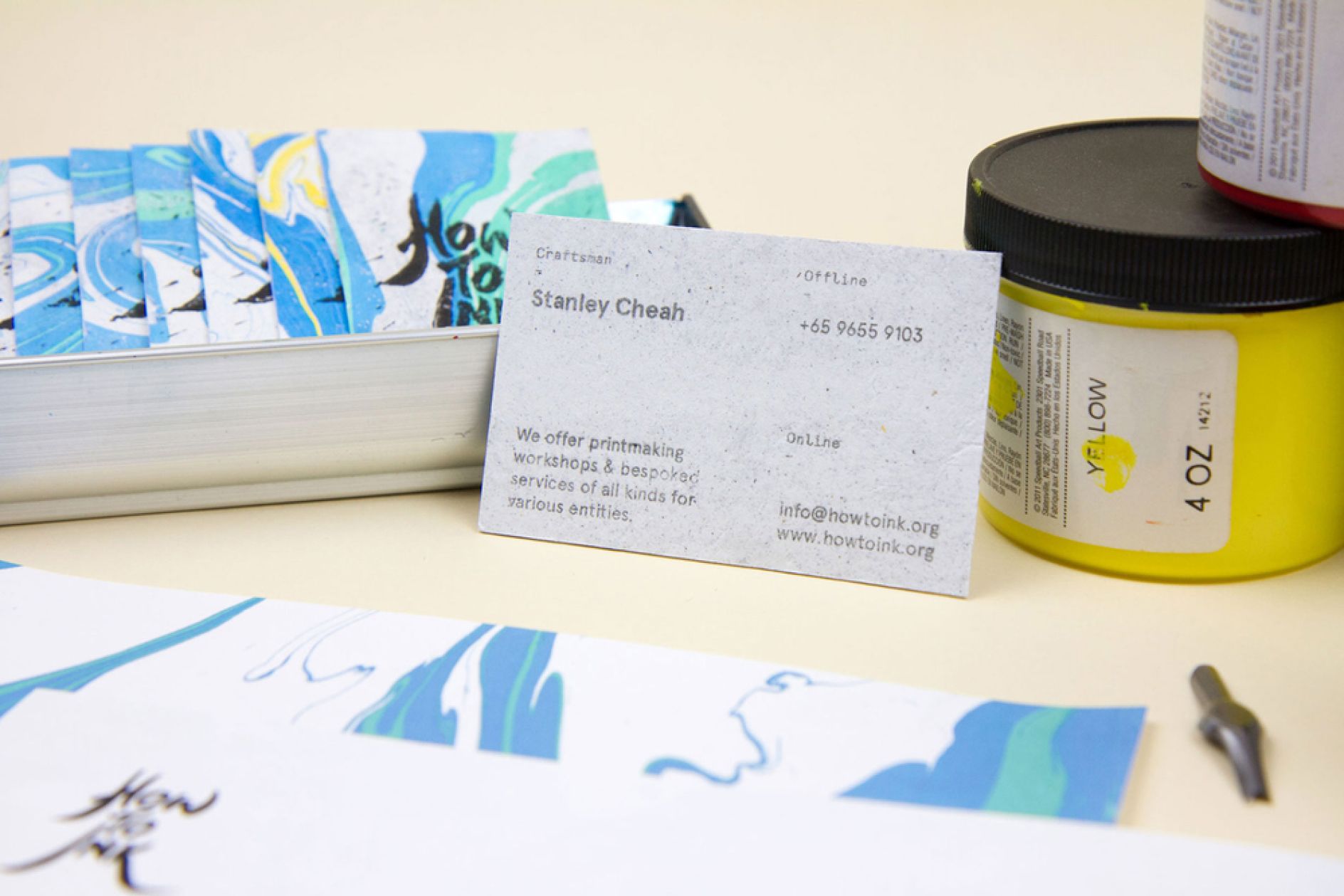 How to Ink: A crafted brand identity fit for a Singapore printmaking ...