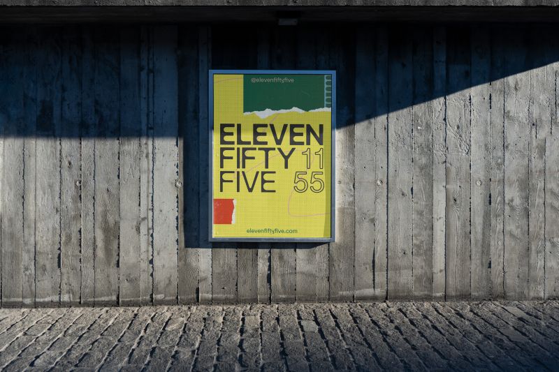 elevenfiftyfive turns 15 and receives collage-like rebrand from Studio ...