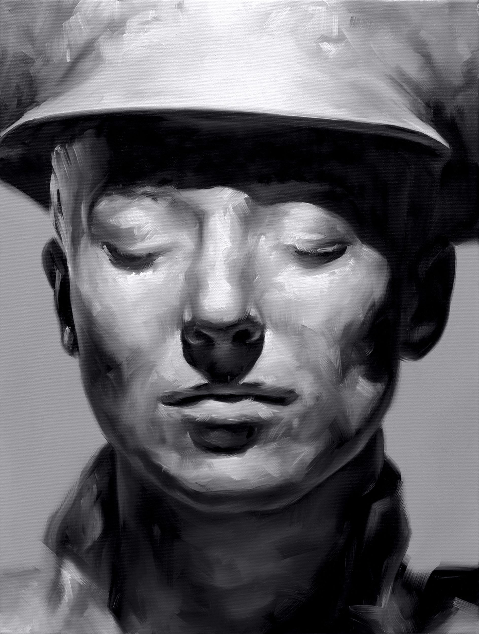 Grey matter: the sculpture-inspired paintings of Yoann Merienne ...