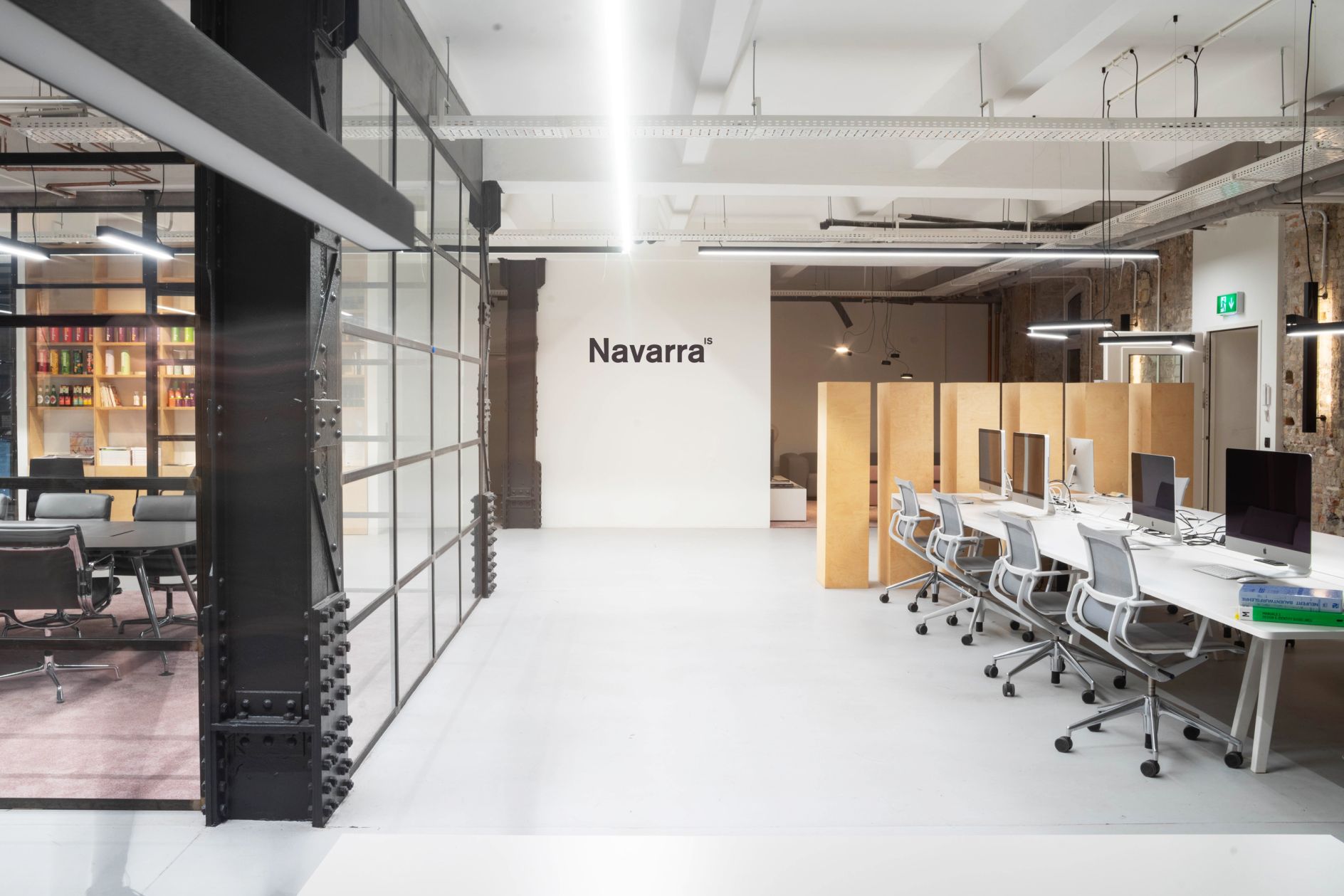 Navarra's minimalist yet bold studio identity based on an intricate ...