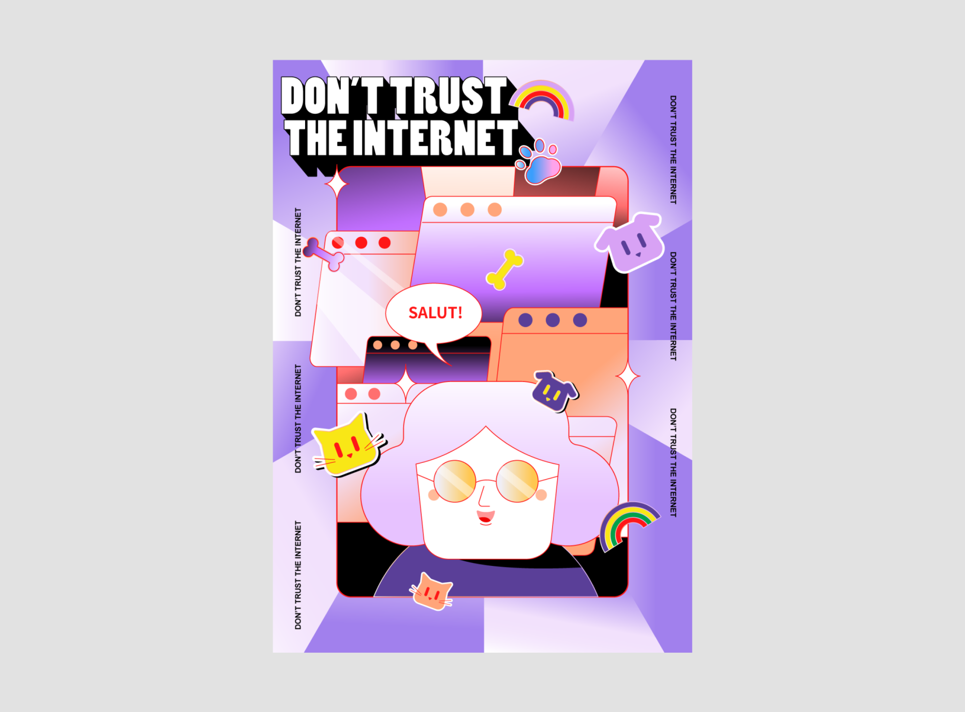 Don't Trust The Internet: Duy Nguyen's poster series reminds us of the ...