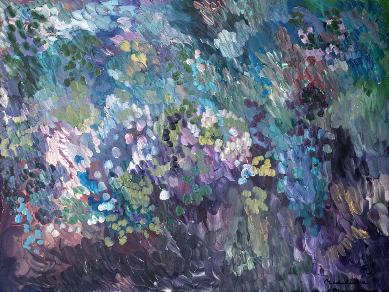 Abstract paintings by Boulder artist Madeline Norton that address her ...