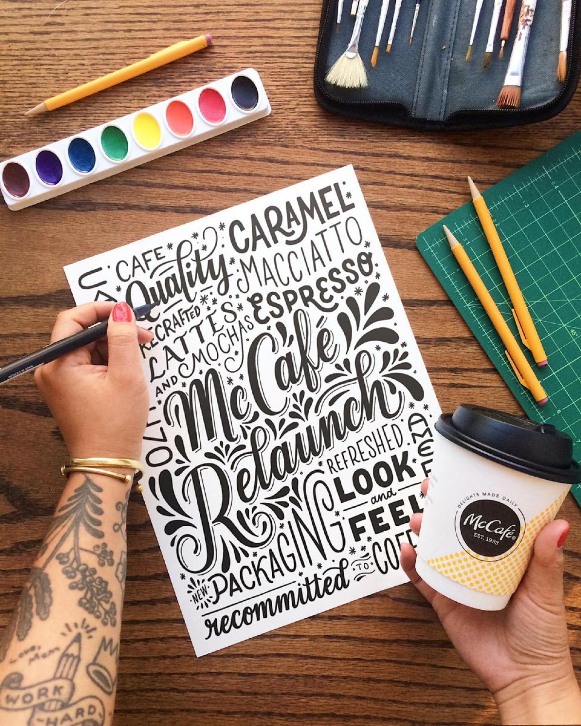 Lettering legend Lauren Hom on the importance of switching up your ...
