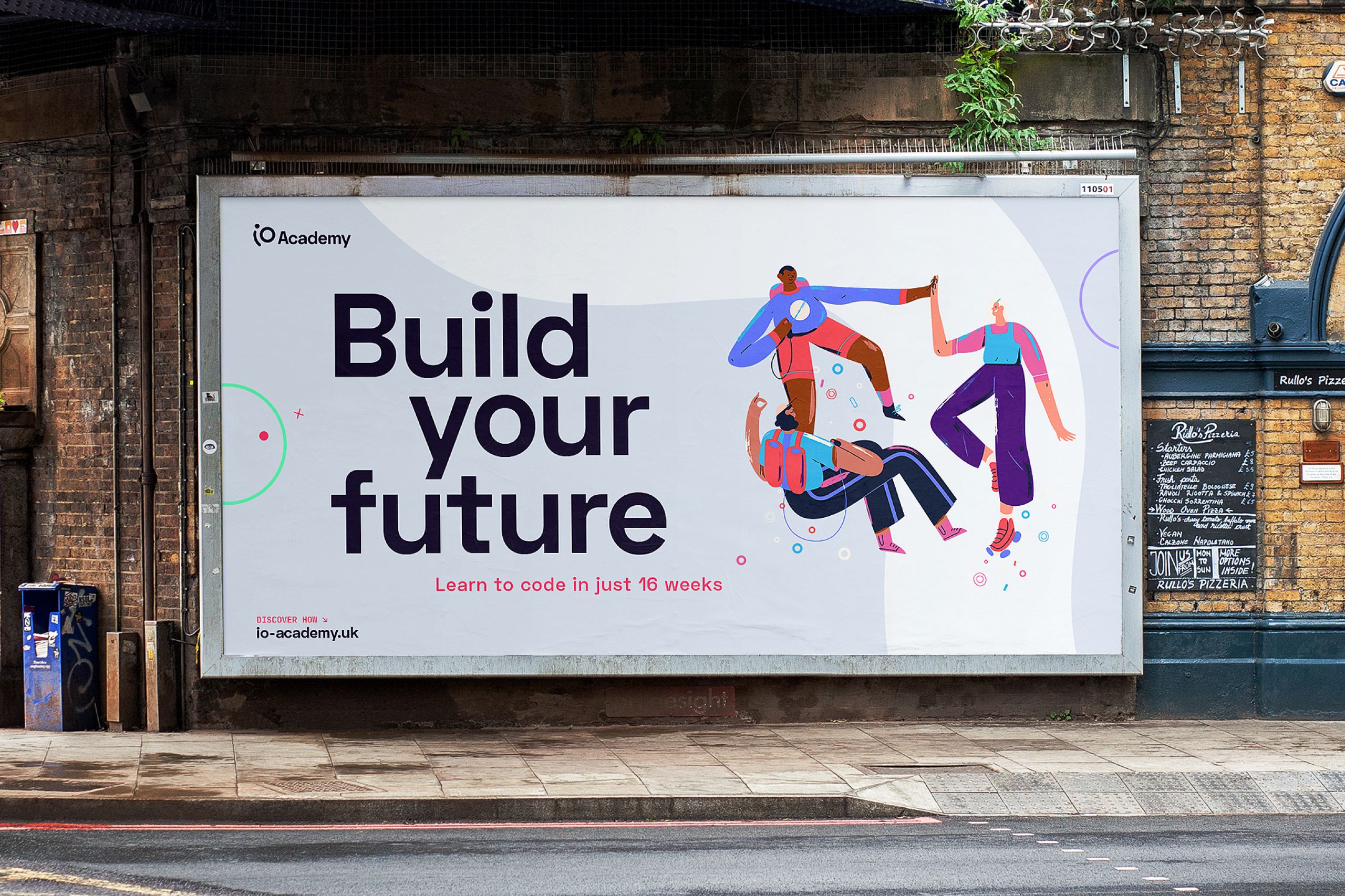 Fiasco's identity for coding bootcamp iO Academy has inclusivity at its ...