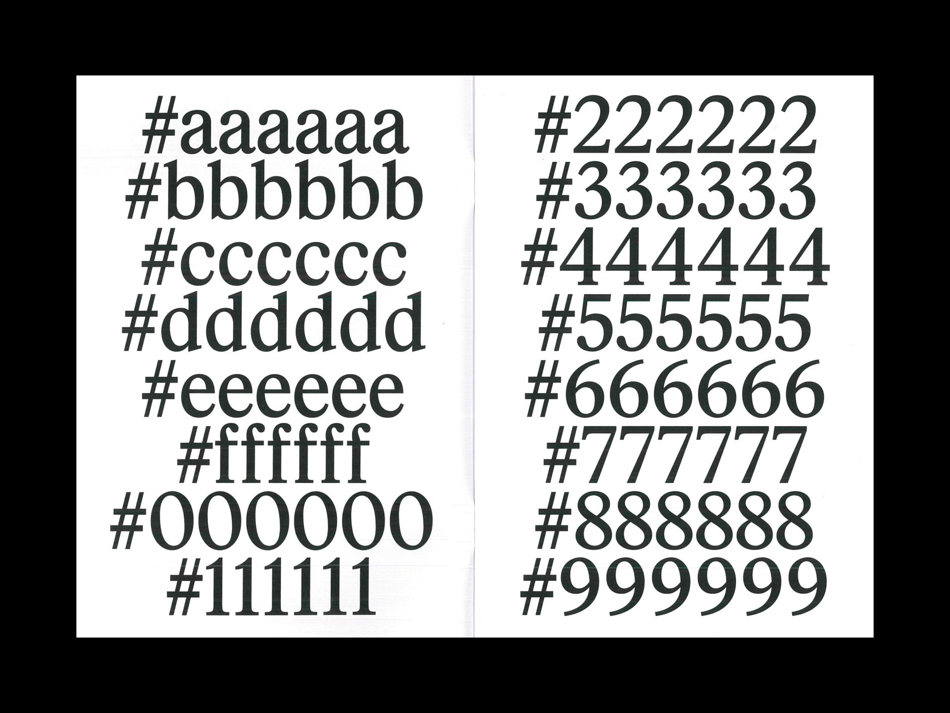 Playful digital zine finds the secret words hidden in HEX colours ...