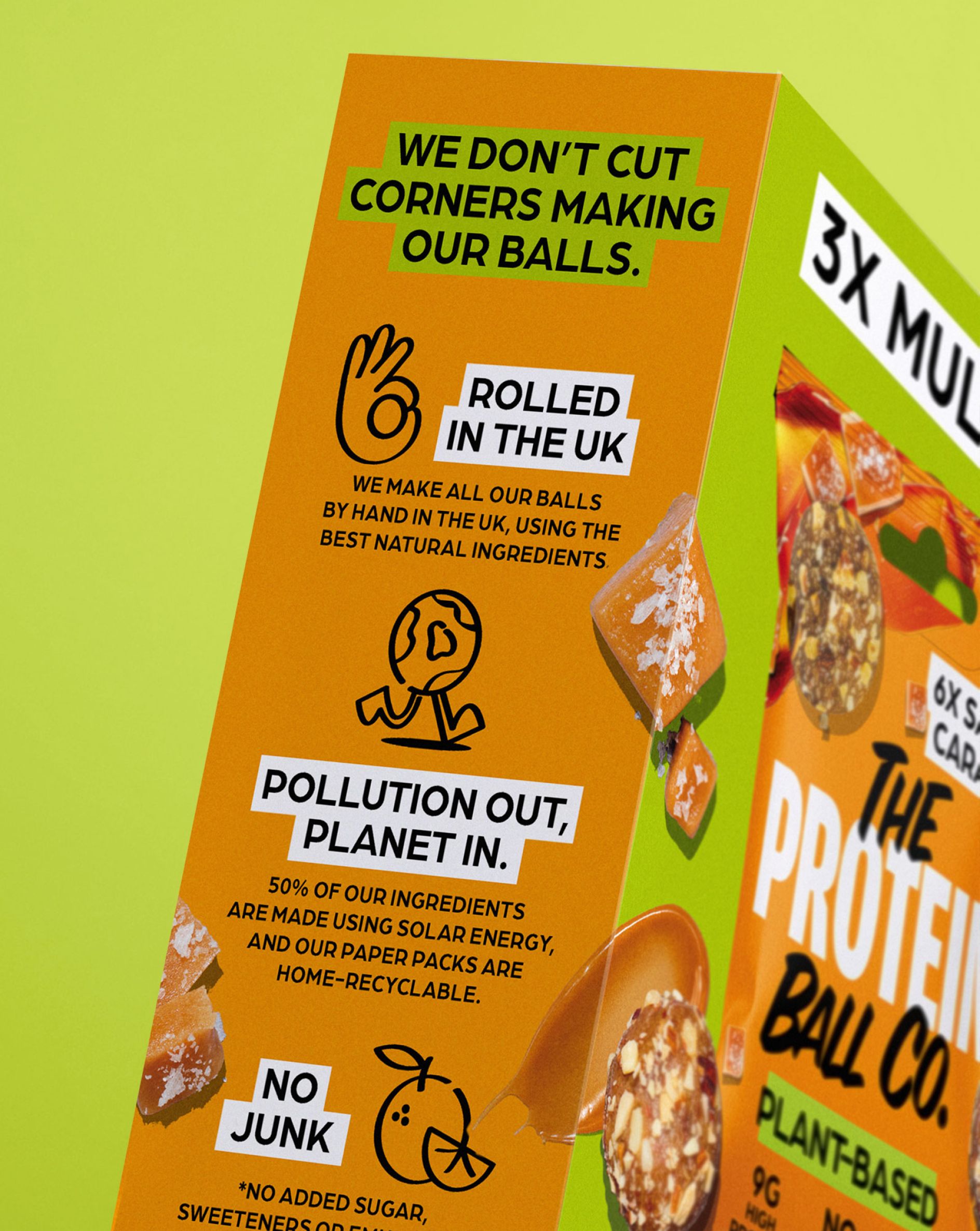 Robot Food rebrands The Protein Ball Co. with an unruly, 'Ballsy by ...