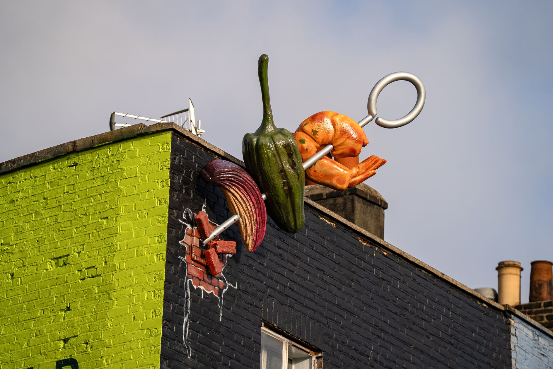 Two giant kebabs take over London as Waitrose serves up its summer ...