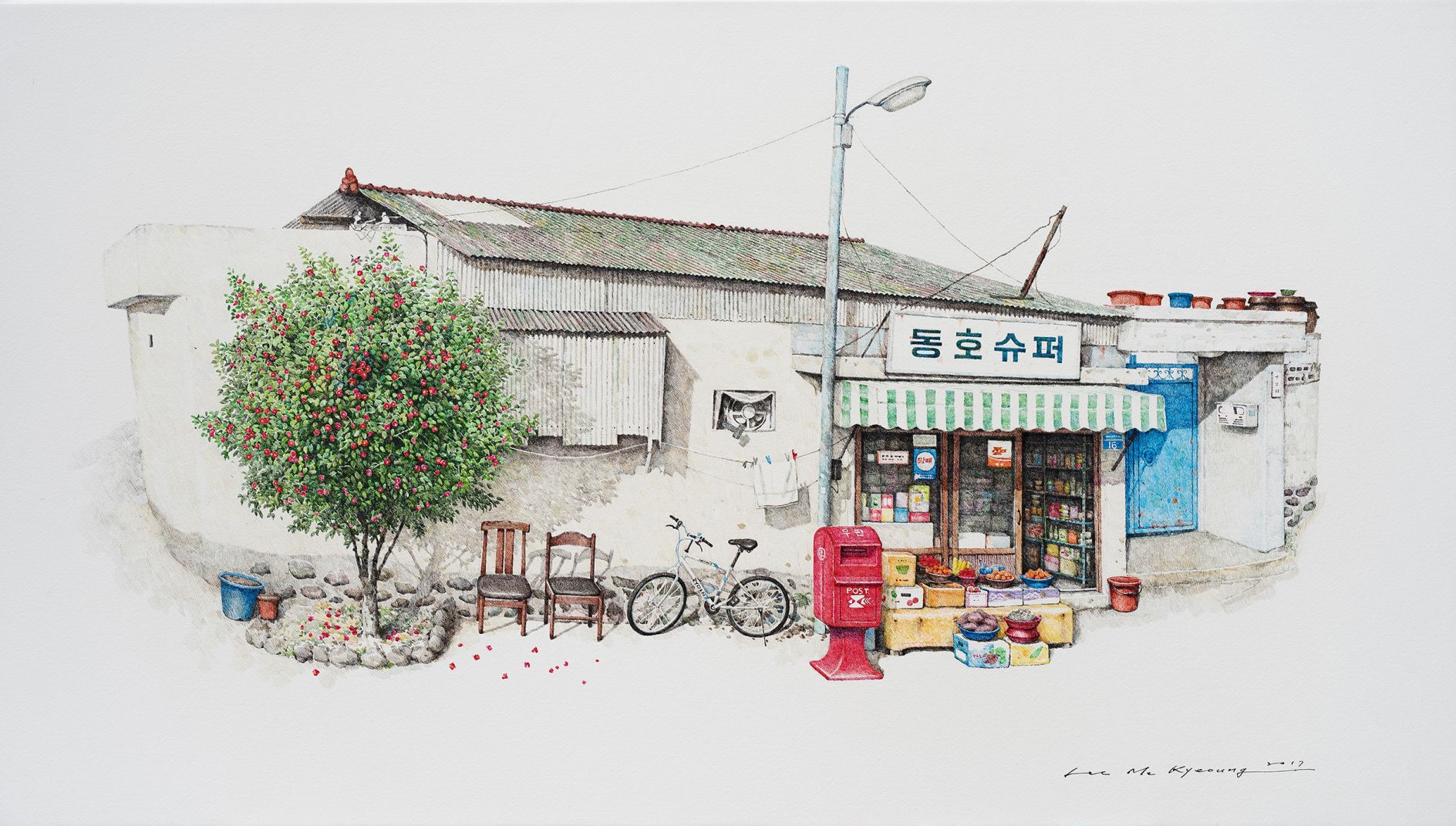 Charming new paintings of South Korea's little convenience stores by Me ...