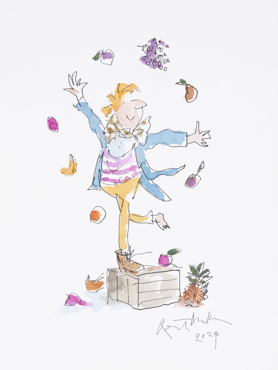 Quentin Blake re-draws classic characters for Bonhams fundraising ...