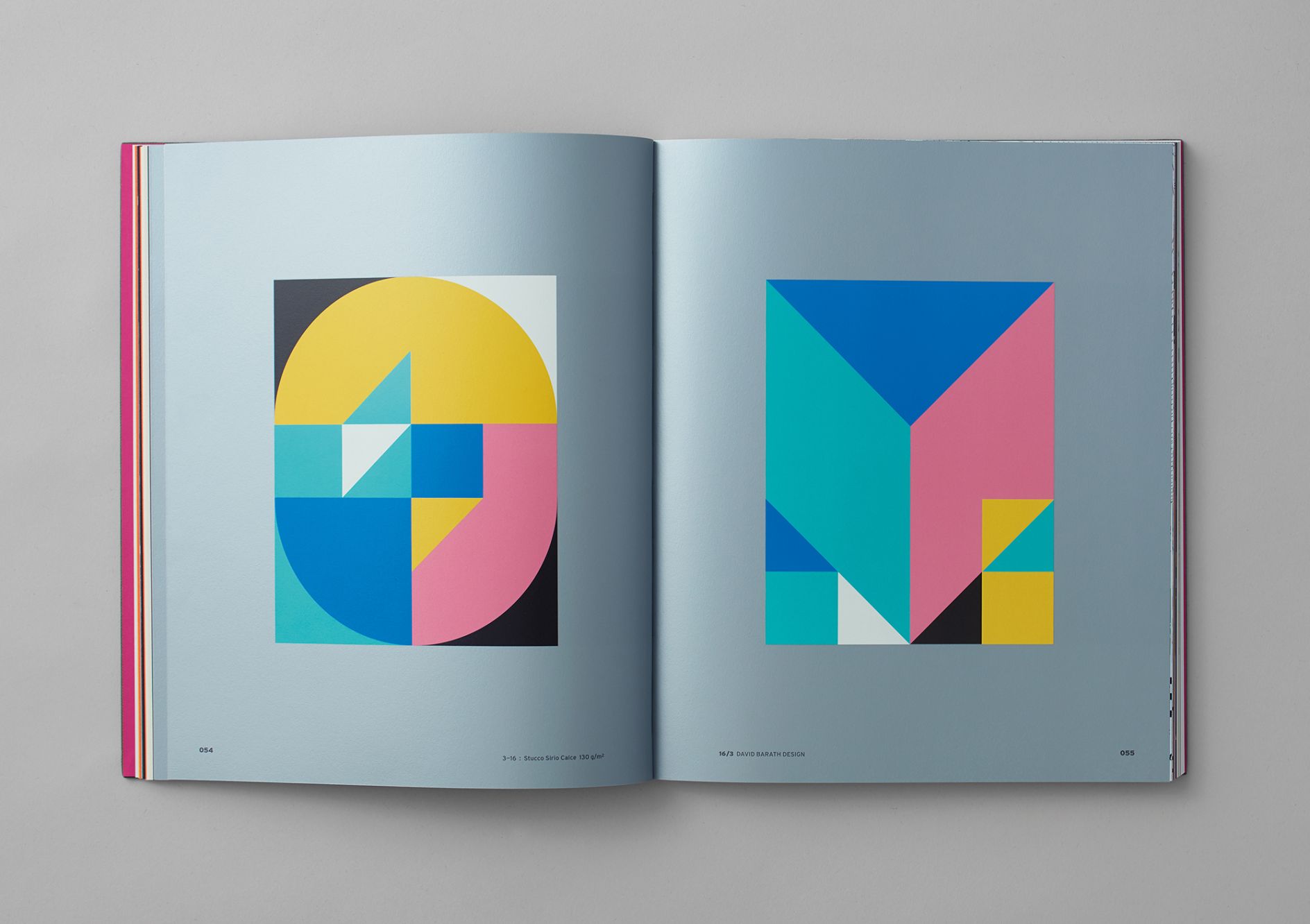 David Barath's striking, Bauhaus-esque designs for new Fedrigoni book ...