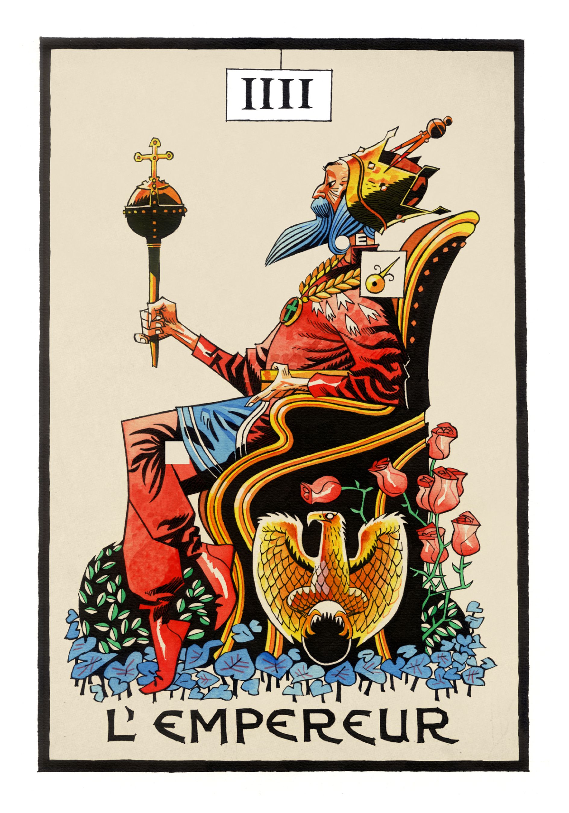 Witty new paintings by Jamie Hewlett that shine a light on modern ...