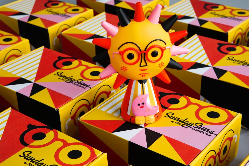 Tad Carpenter sparks joy with his Sunday Sun vinyl figures | Creative Boom