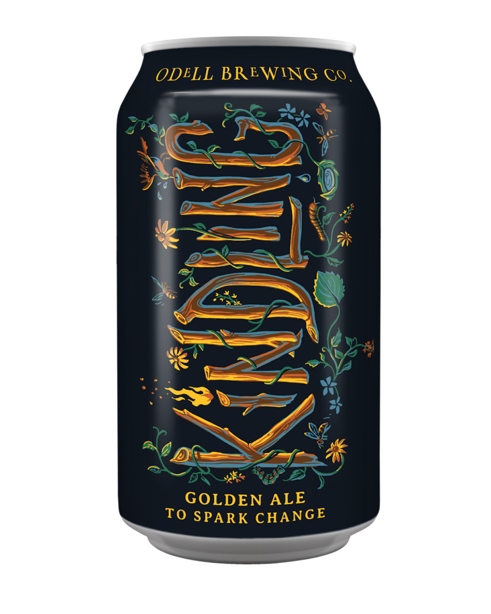 Fortnight Collective designs new 'golden ale to spark change', Kindling | Creative Boom