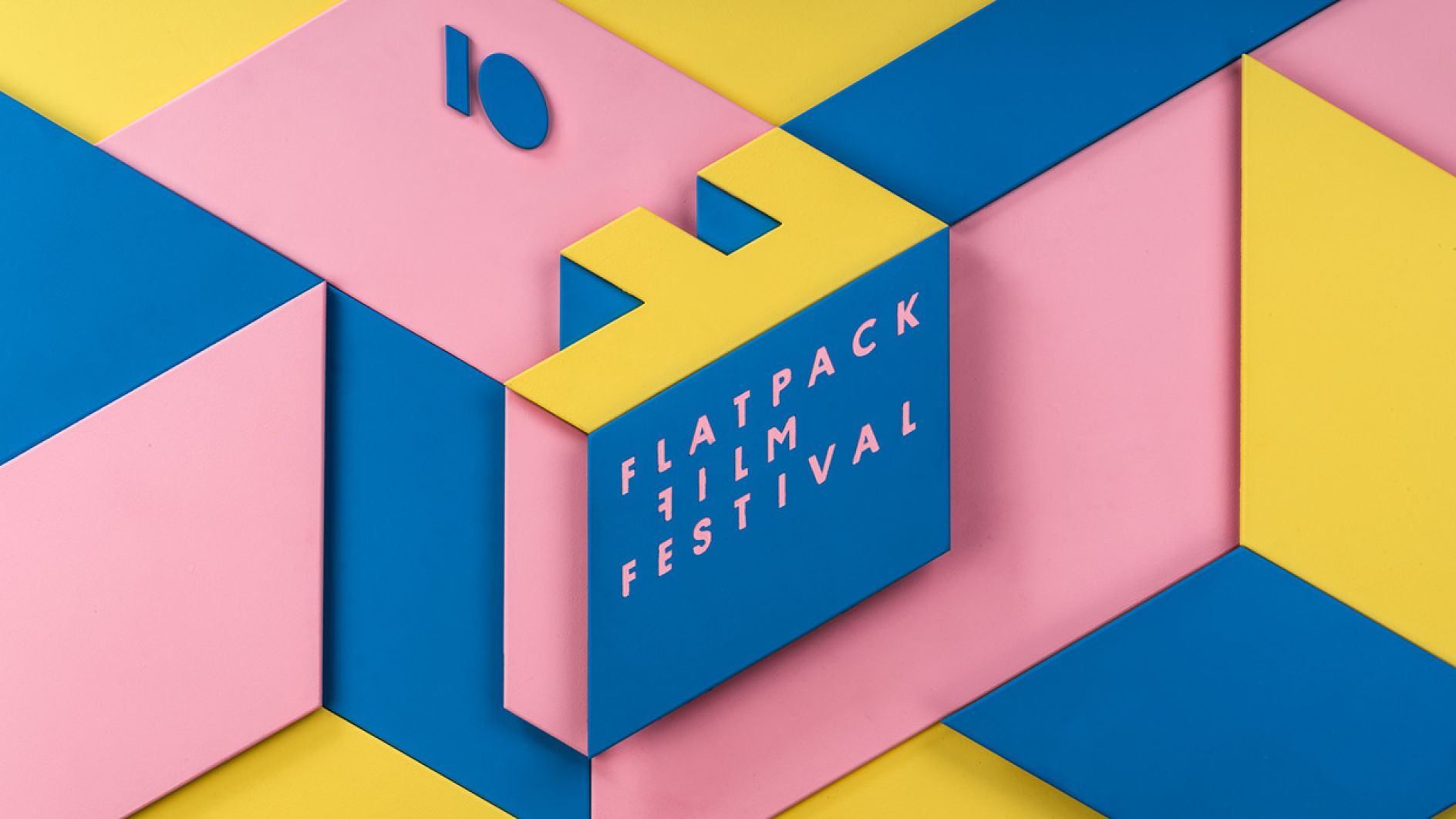 Visual identity to celebrate the 10th anniversary of the Flatpack Film ...