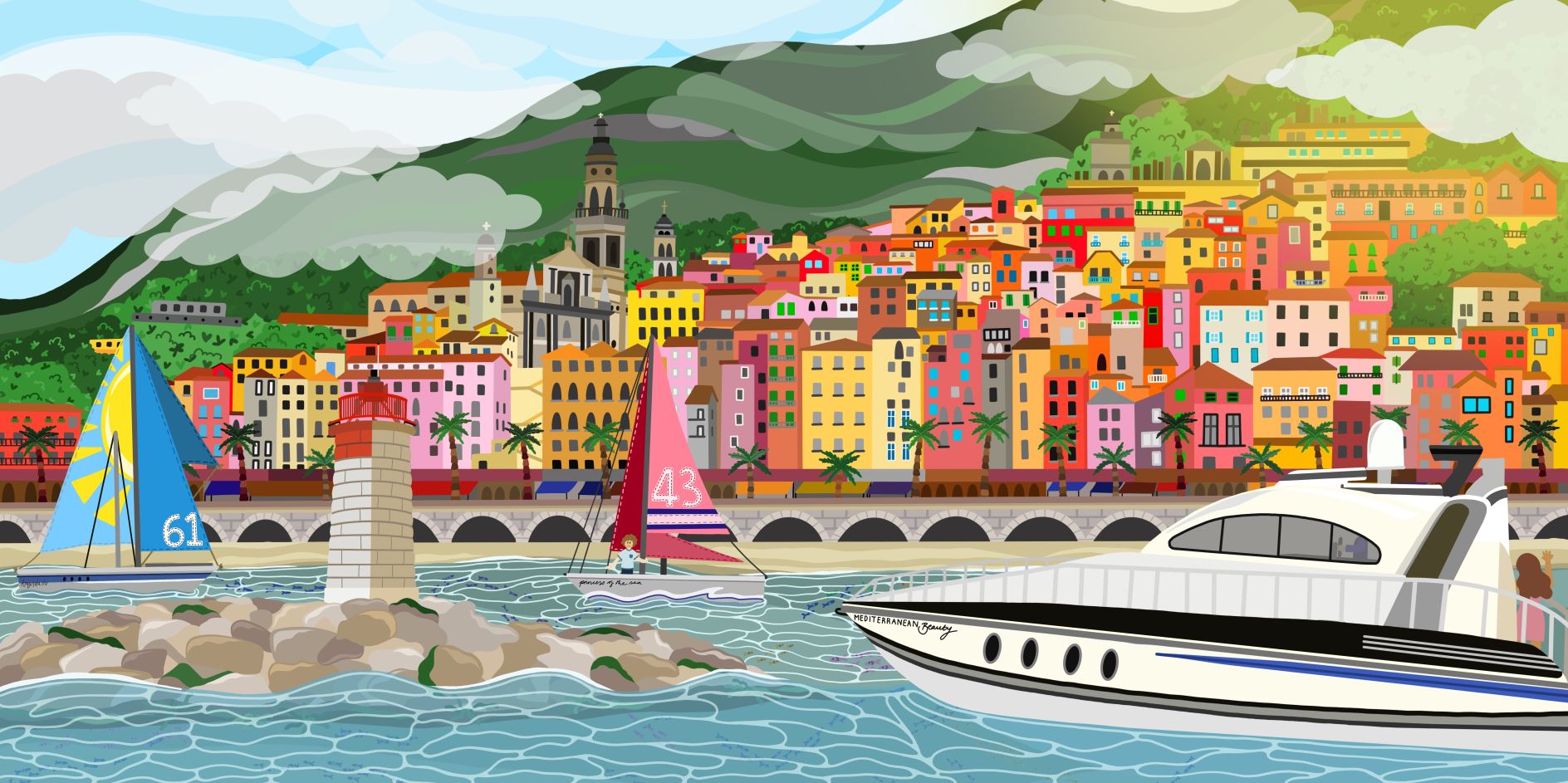 Take a journey through the Mediterranean with Bethany Lord's colourful ...