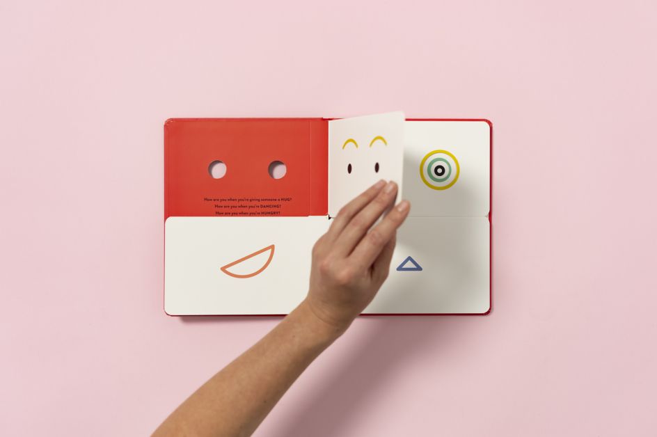 Here Design's new interactive book helps children talk about feelings ...