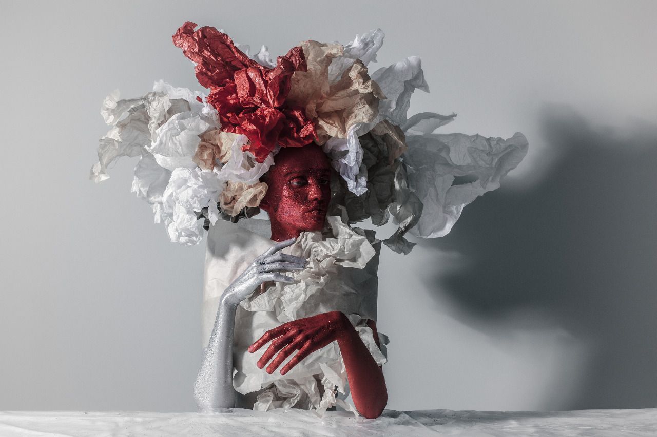 Outlandish outfits made from rubbish are inspired by dreams and ...