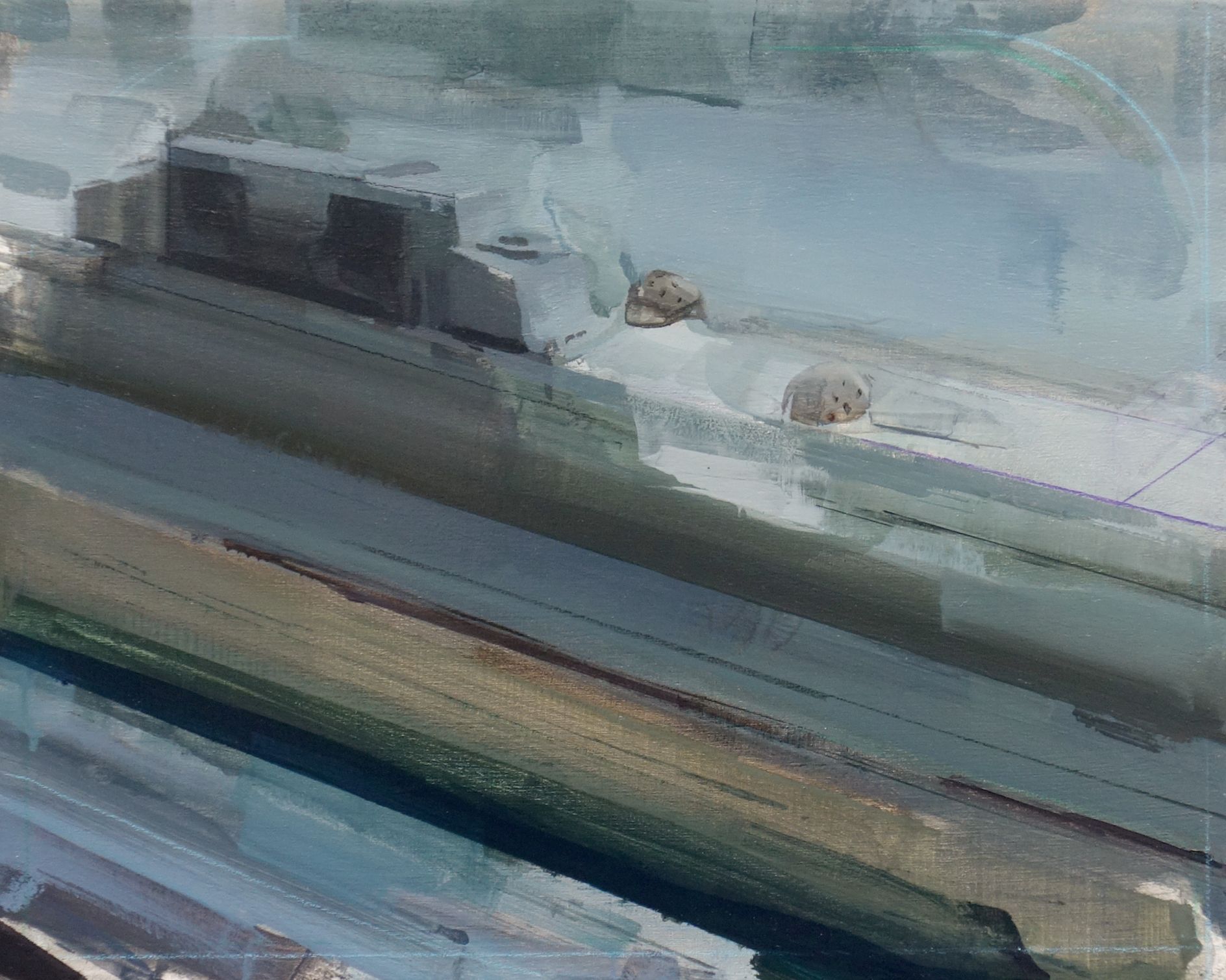 Nostalgic paintings by Mike Ryczek inspired by memories, photos and ...