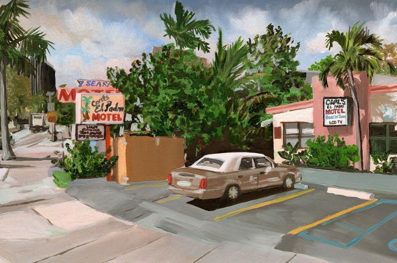 Alice Tye's latest Street View-inspired paintings take us on a virtual ...