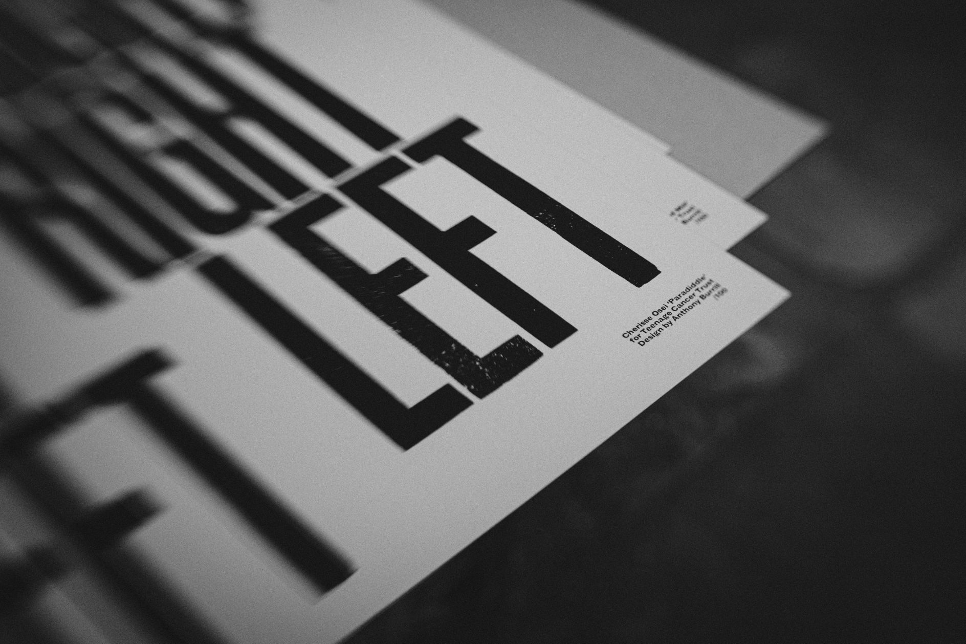 Anthony Burrill uses typography to visualise the work of rock's ...