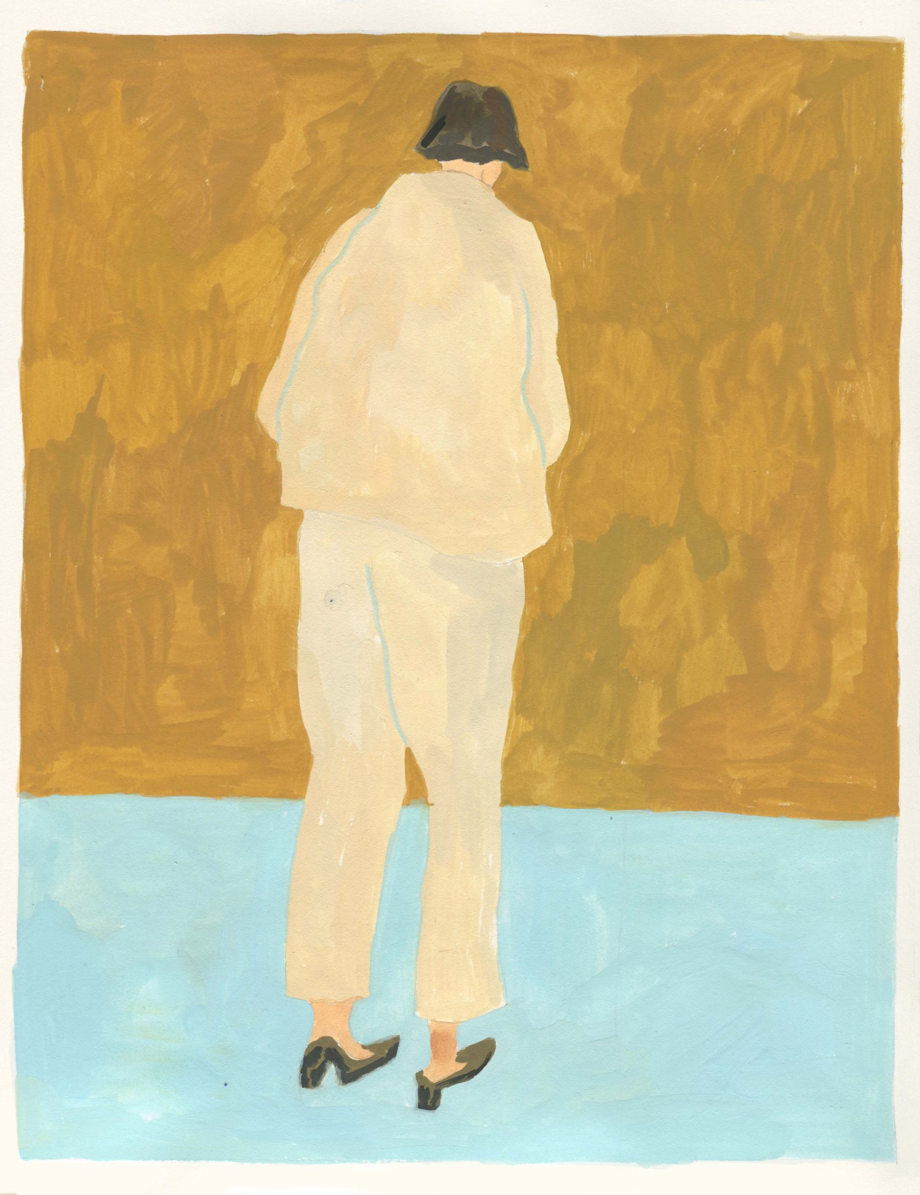 Dror Cohen's paintings use simple forms and bold colours to create a poetic sense of space ...