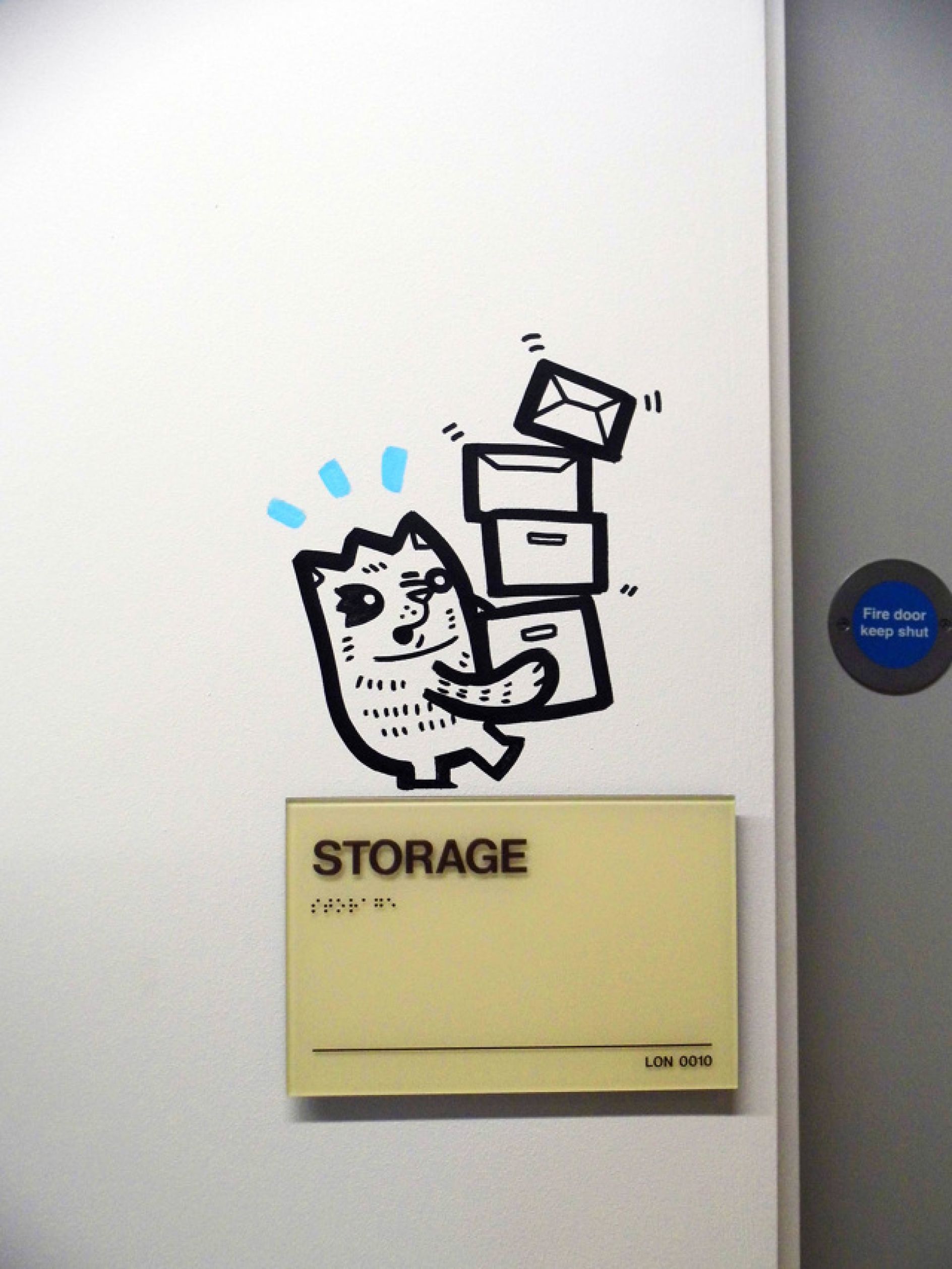 Fun creative murals at Facebook London by Geo Law | Creative Boom