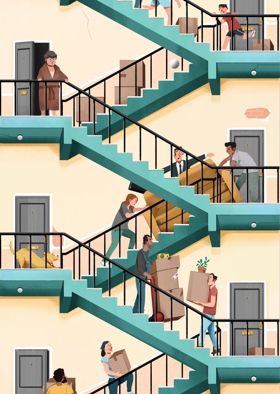 Nathan Hackett's detailed, multilayered illustrations offer depth and ...