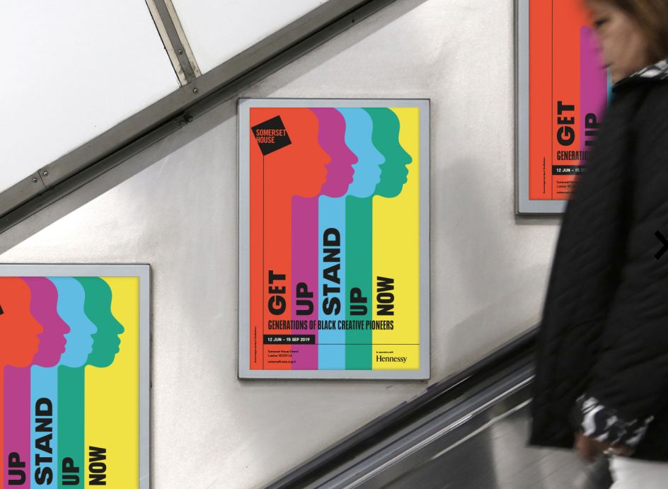 Here Design's vibrant identity for Get Up, Stand Up Now celebrates ...