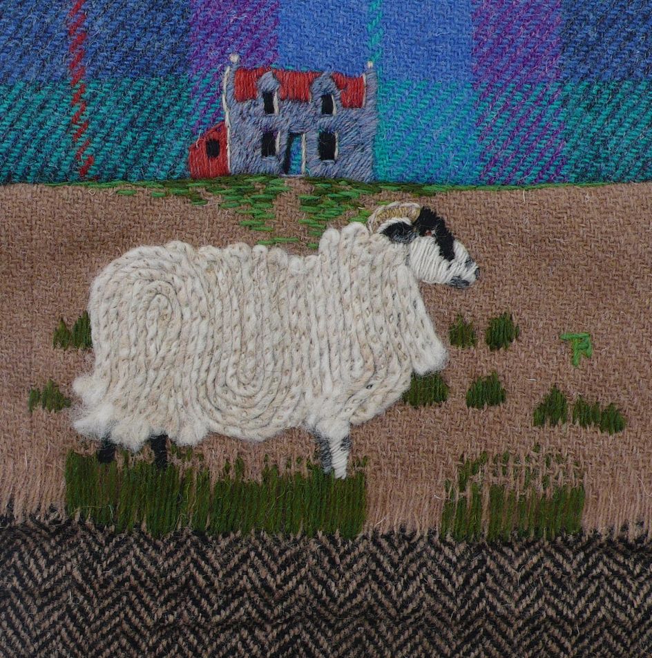 Tom Hickman is Following the Thread with his detailed embroidered ...