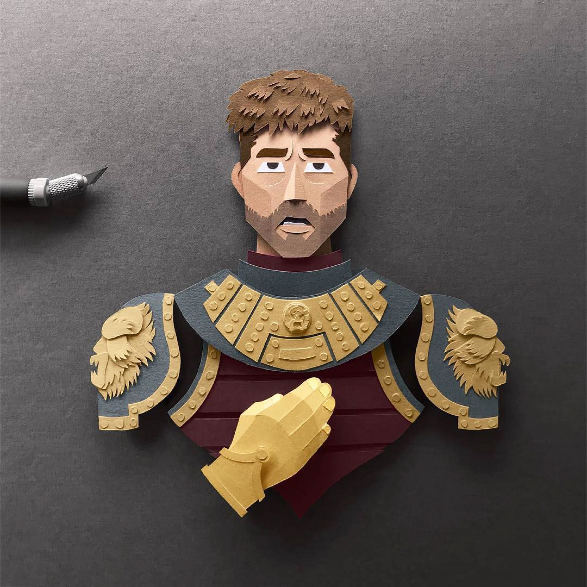 Intricate papercut portraits of our favourite Game of Thrones ...