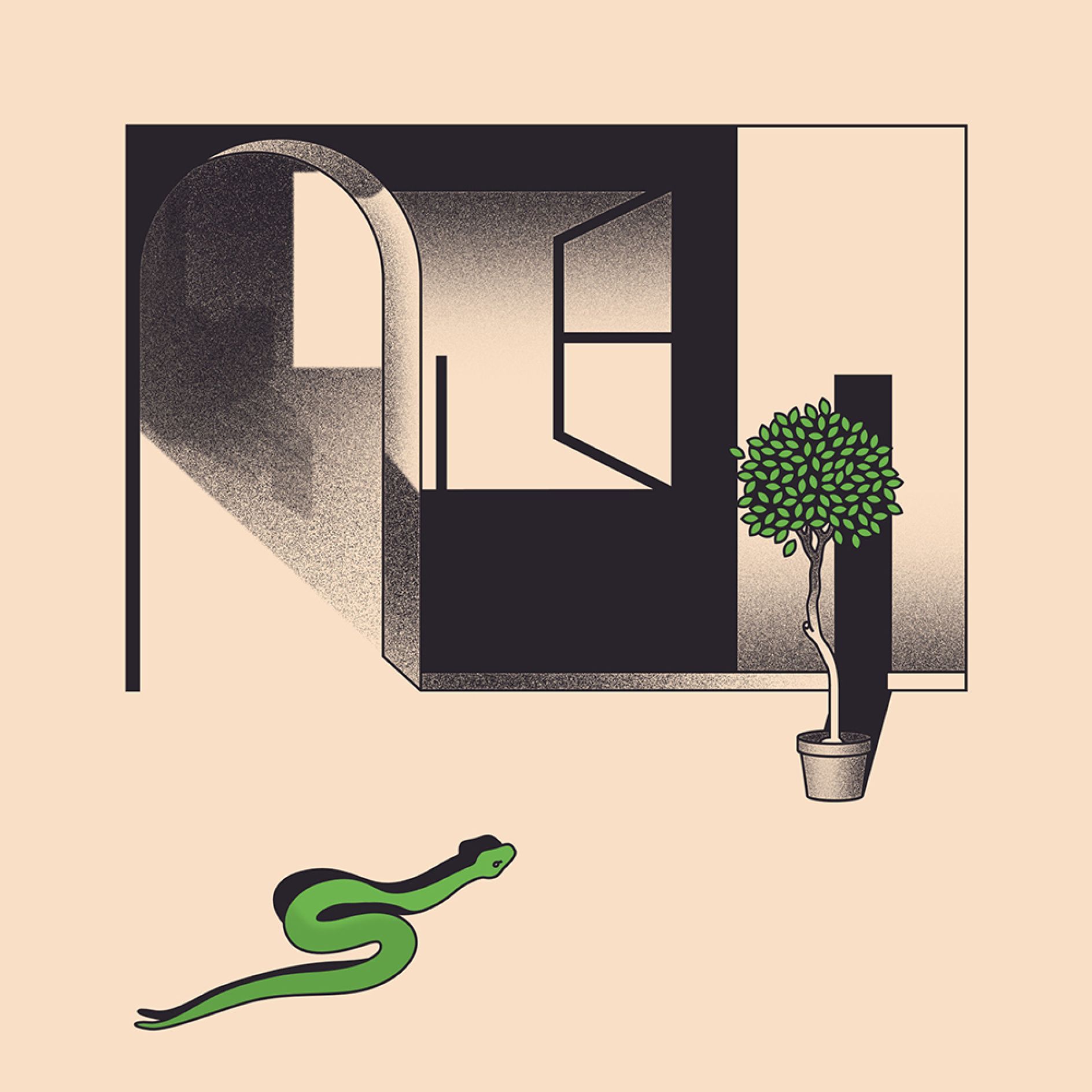 Thomas Hedger experiments with hazy tones and a looser colour palette ...