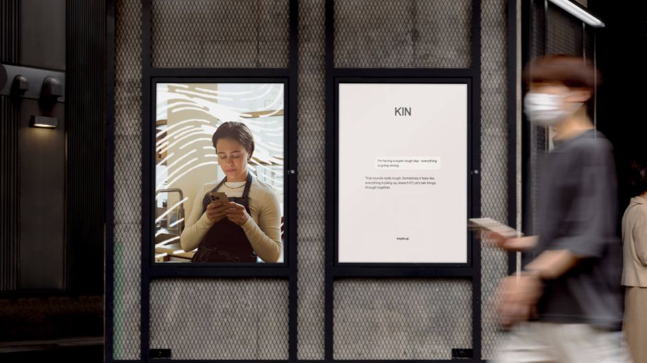 Studio Morfar brings a human touch to AI with emotionally intelligent brand for Kin | Creative Boom
