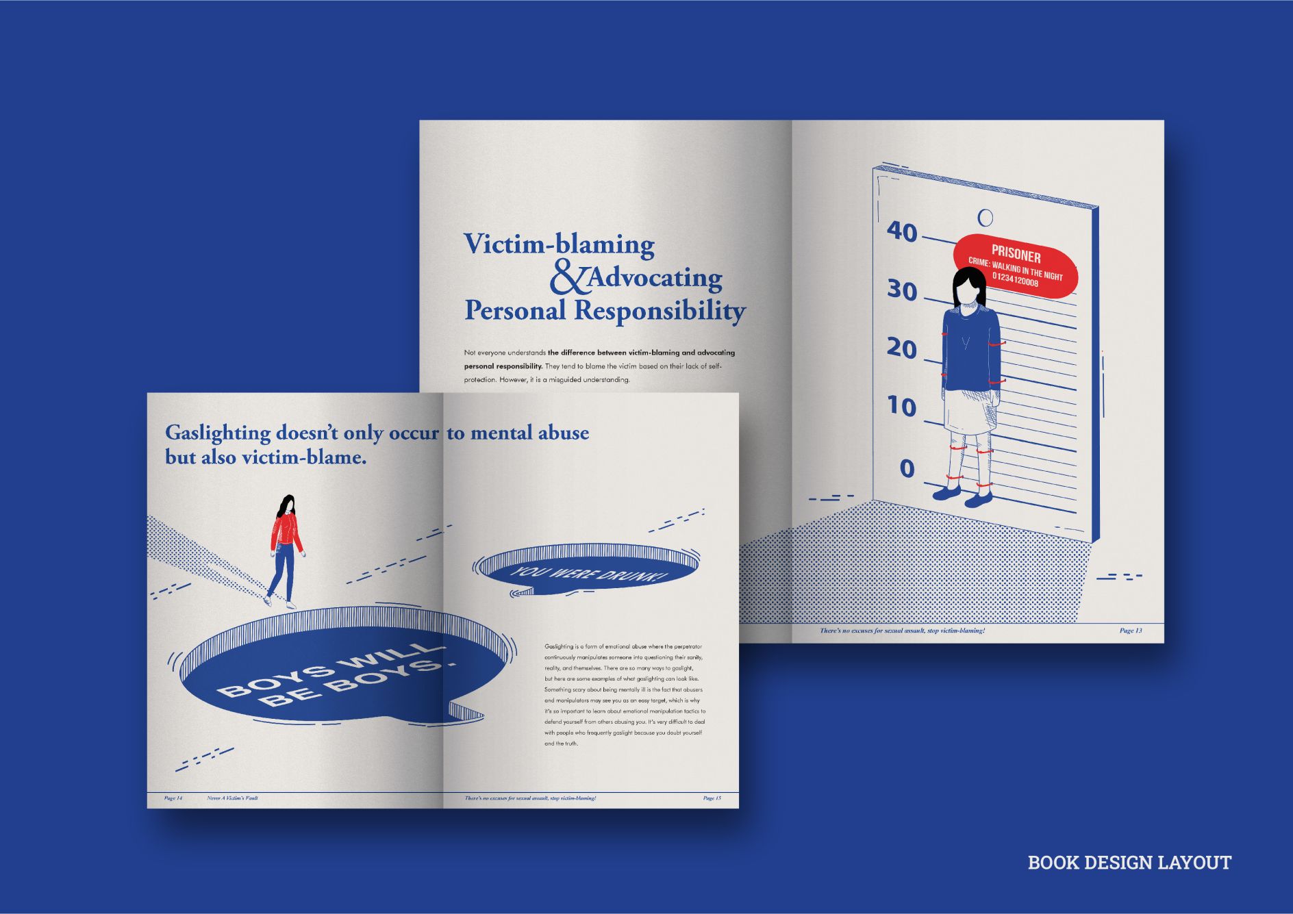 Award-winning illustrations tackle the problem of victim blaming ...