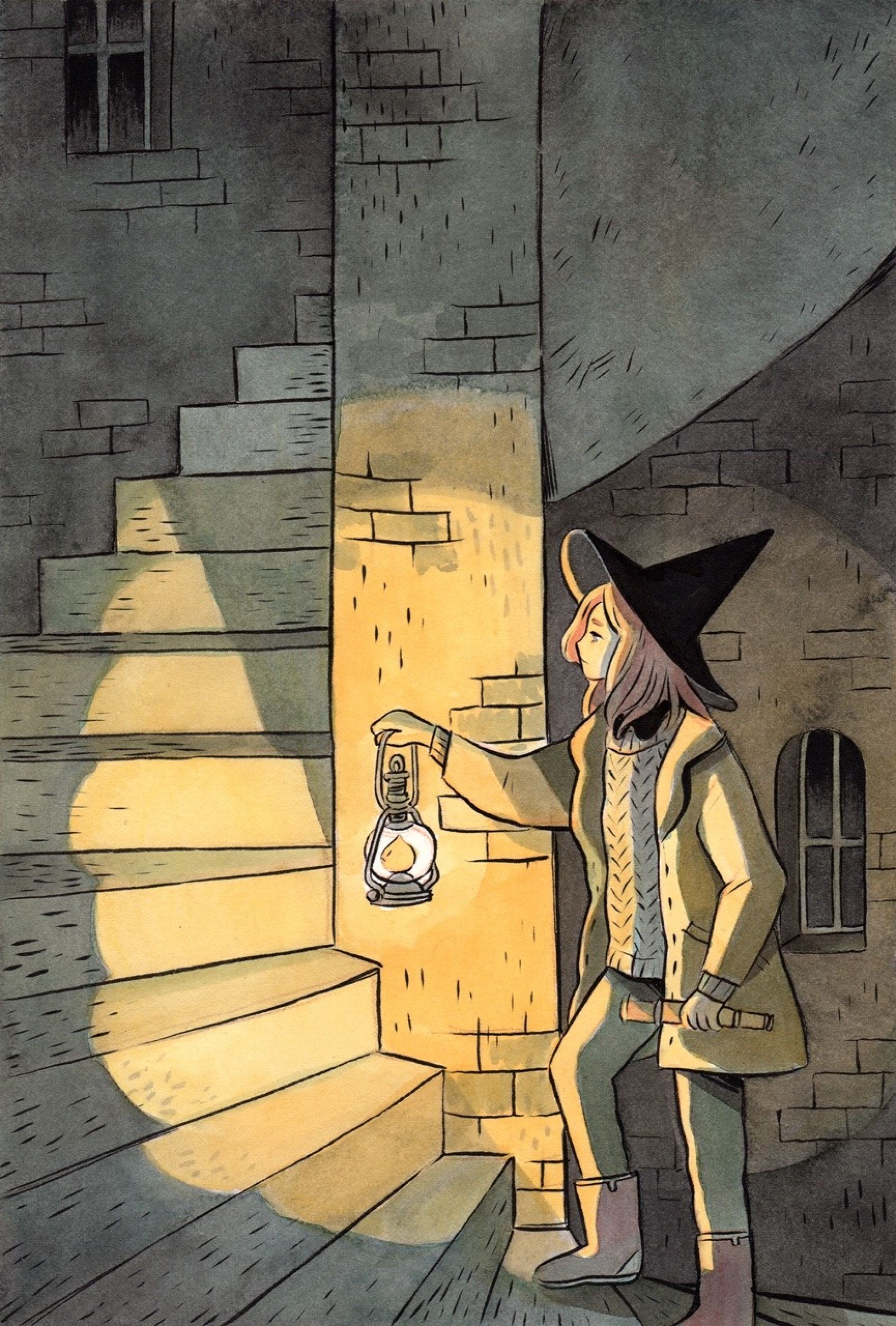 Heikala's Japanese inspired illustrations created with blended inks and ...