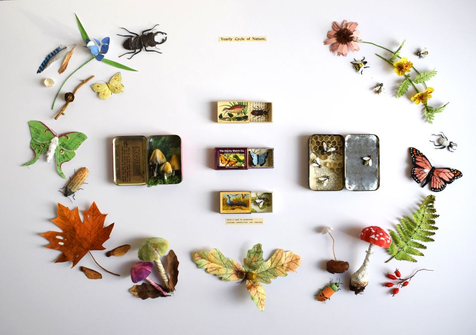 Kate Kato's unusual artworks where fungi and flowers seem to spring ...